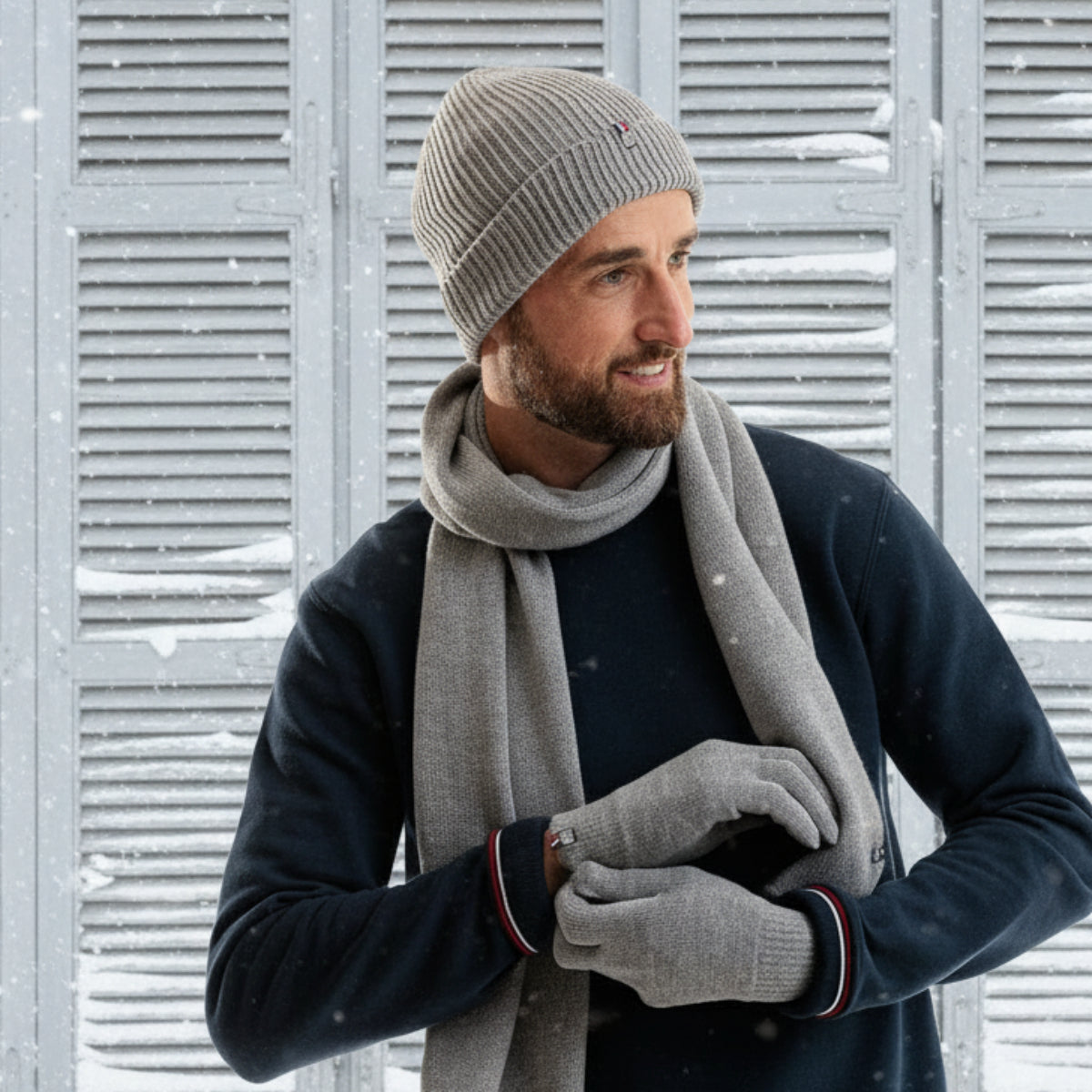 Gants Tactiles Homme Laine Mérinos | Made in France